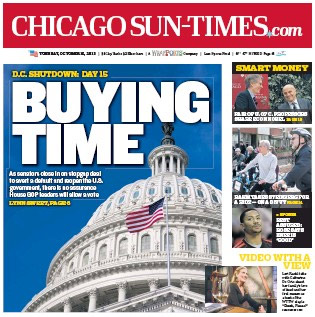 Can't get over the 'Chicago Sun-Times.com' newspaper masthead ...